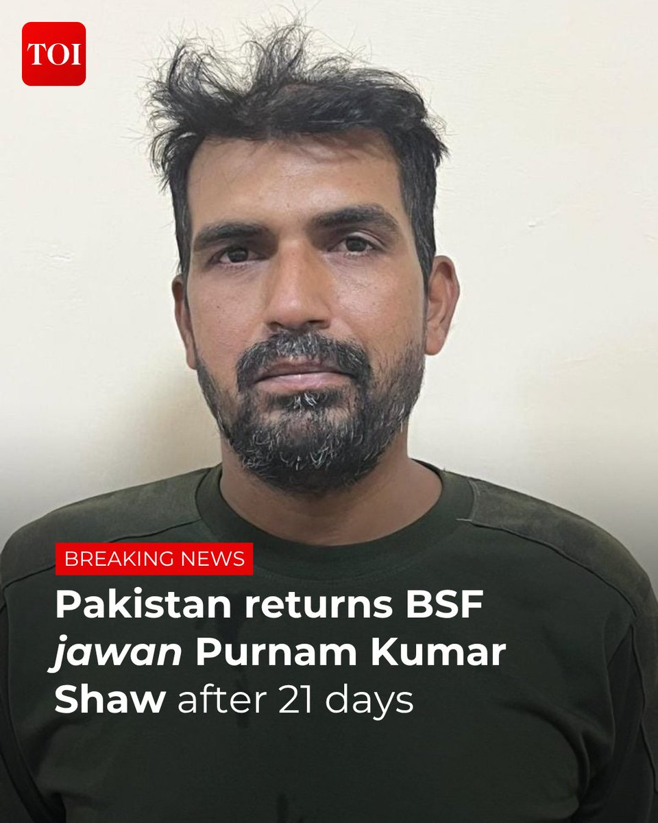 Pakistan Returns BSF Constable Purnam Kumar Shaw After 21 Days in ...