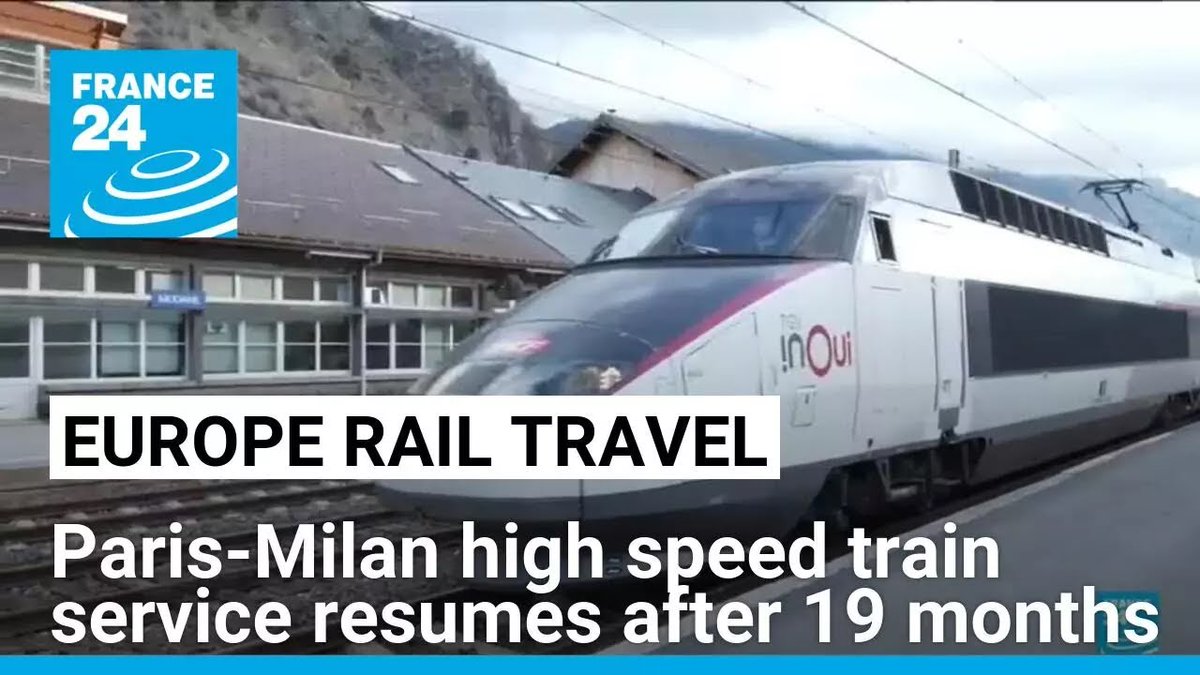 Paris-Milan High-Speed Train Resumes Service on March 31, 2025, After ...