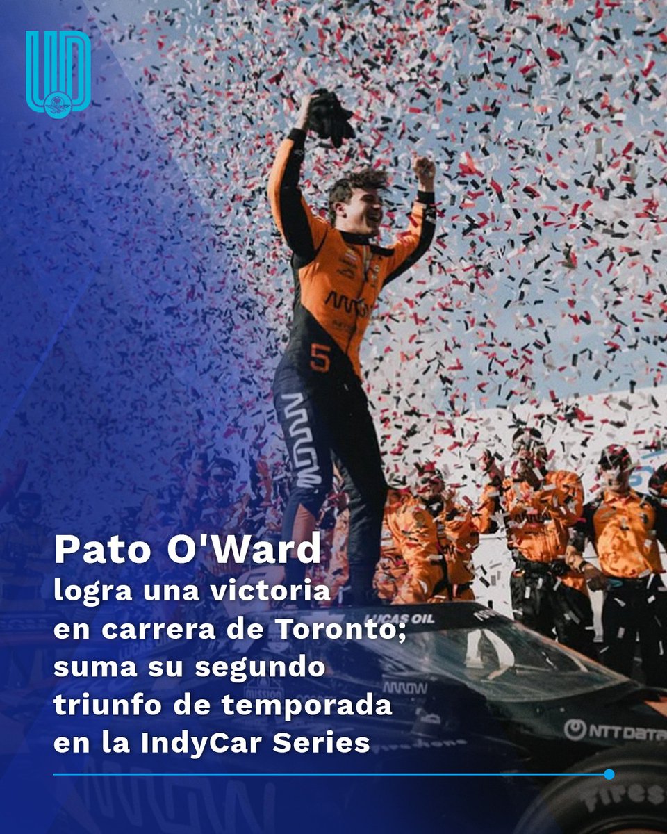 Pato O'Ward Wins Second IndyCar Race in Toronto from 10th, Narrows ...