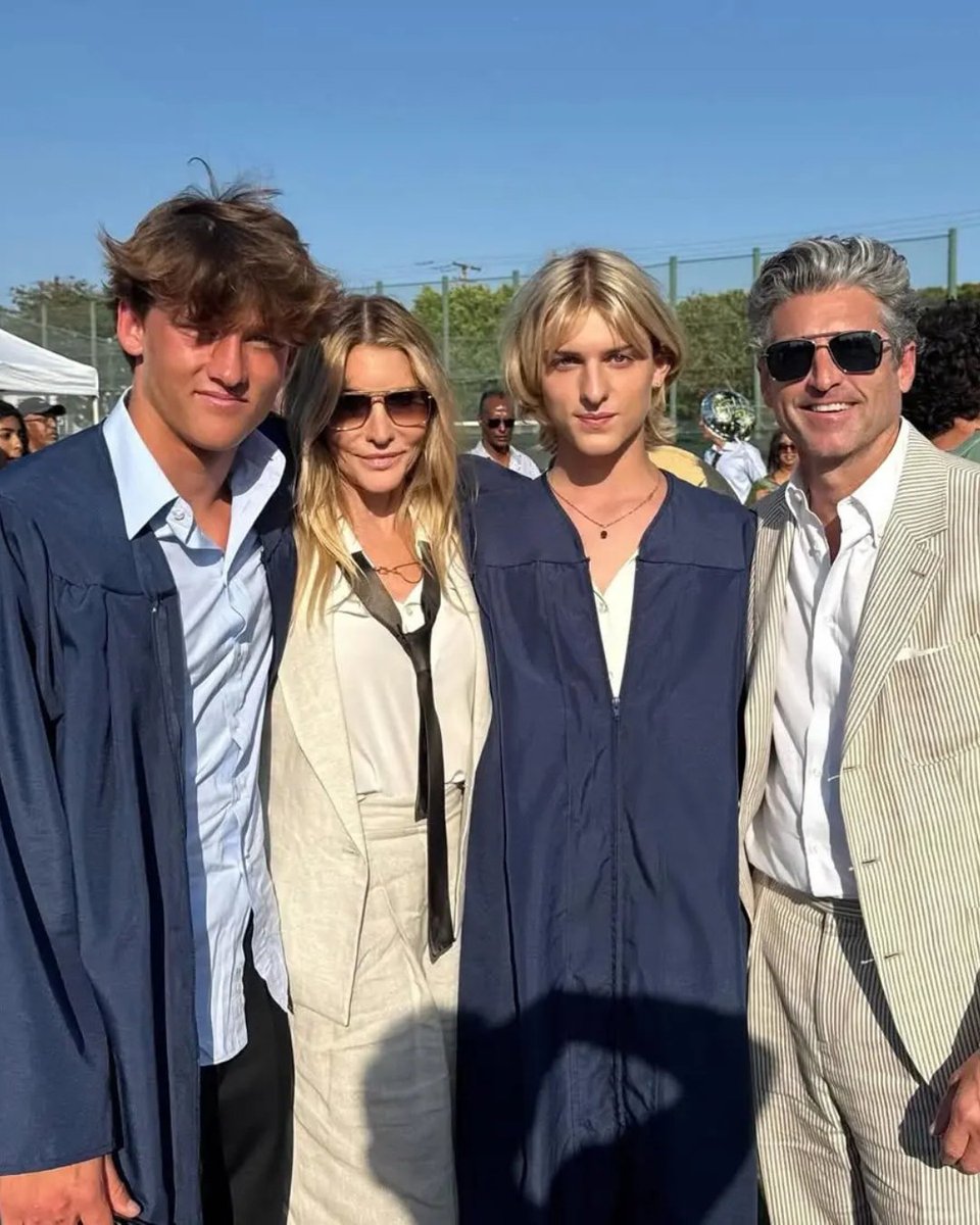 Patrick Dempsey's Sons Darby and Sullivan Graduate High School on May ...