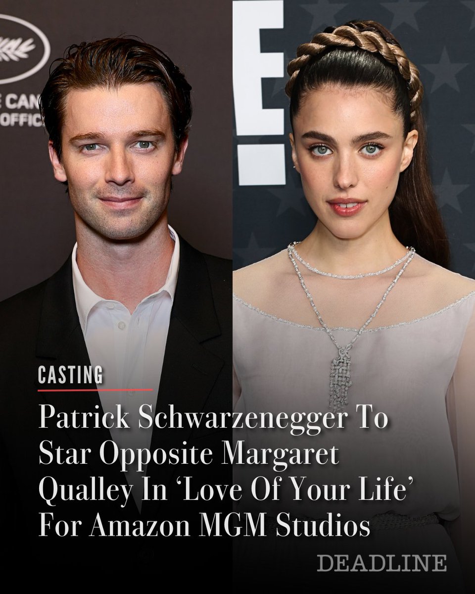 Patrick Schwarzenegger Cast With Margaret Qualley in Amazon MGM’s ‘Love ...