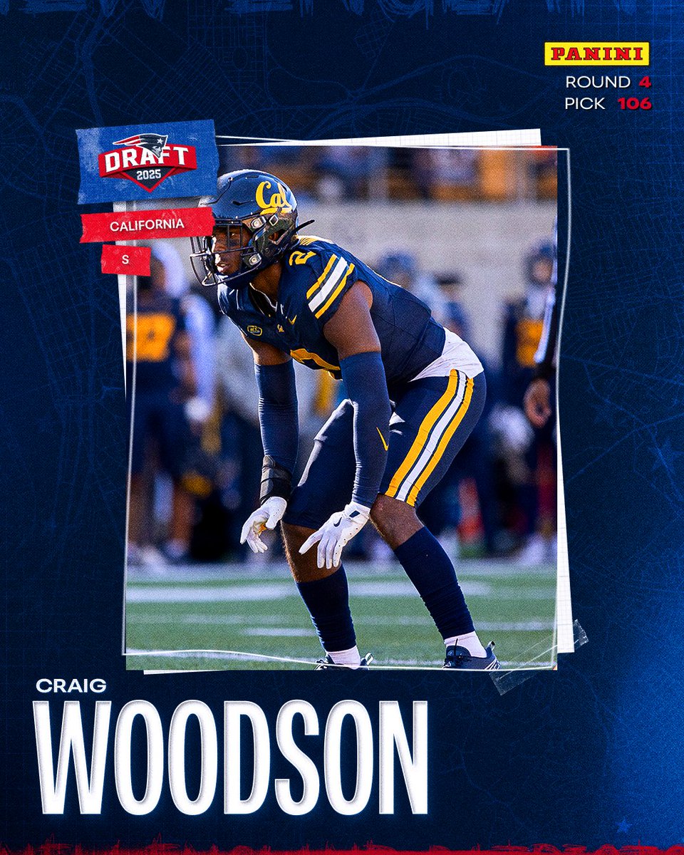 Patriots Select 6-Foot-0 Cal Safety Craig Woodson With 106th Pick in ...