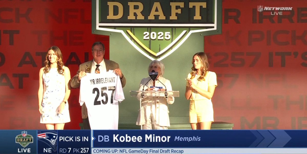 Patriots Trade for Final Pick, Take Memphis CB Kobee Minor No. 257 in ...