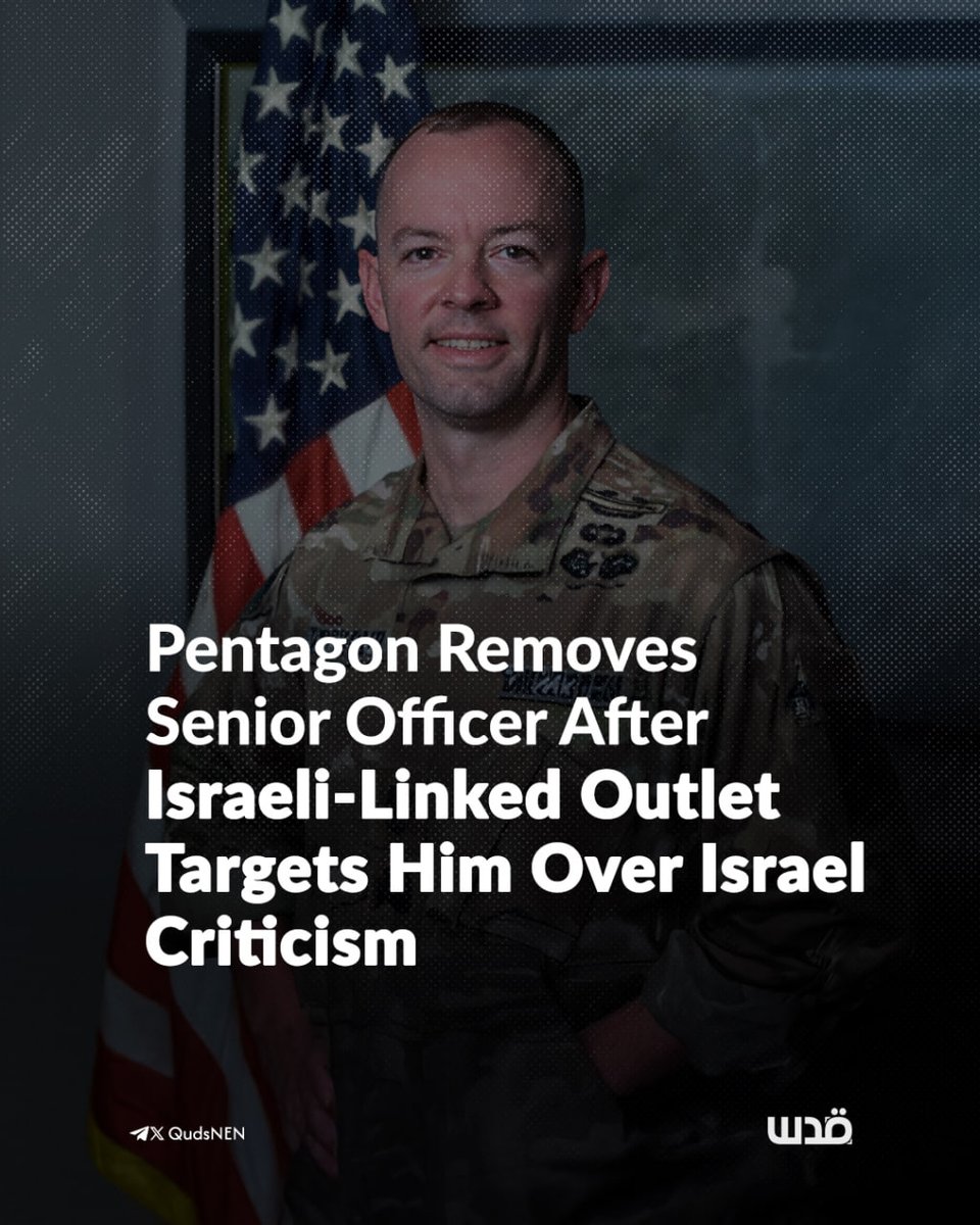 Pentagon Removes Colonel Nathan McCormack, Levant and Egypt Chief, Over ...