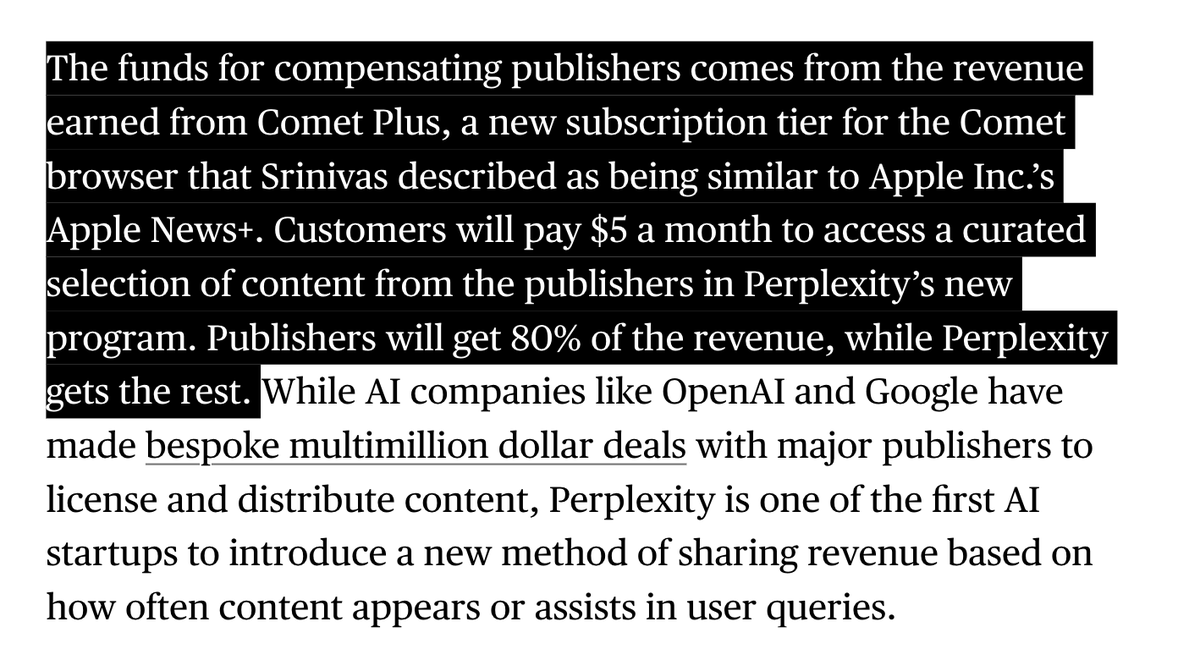 Perplexity AI Gives Publishers 80% of Revenue in $5 Comet Plus Tier ...