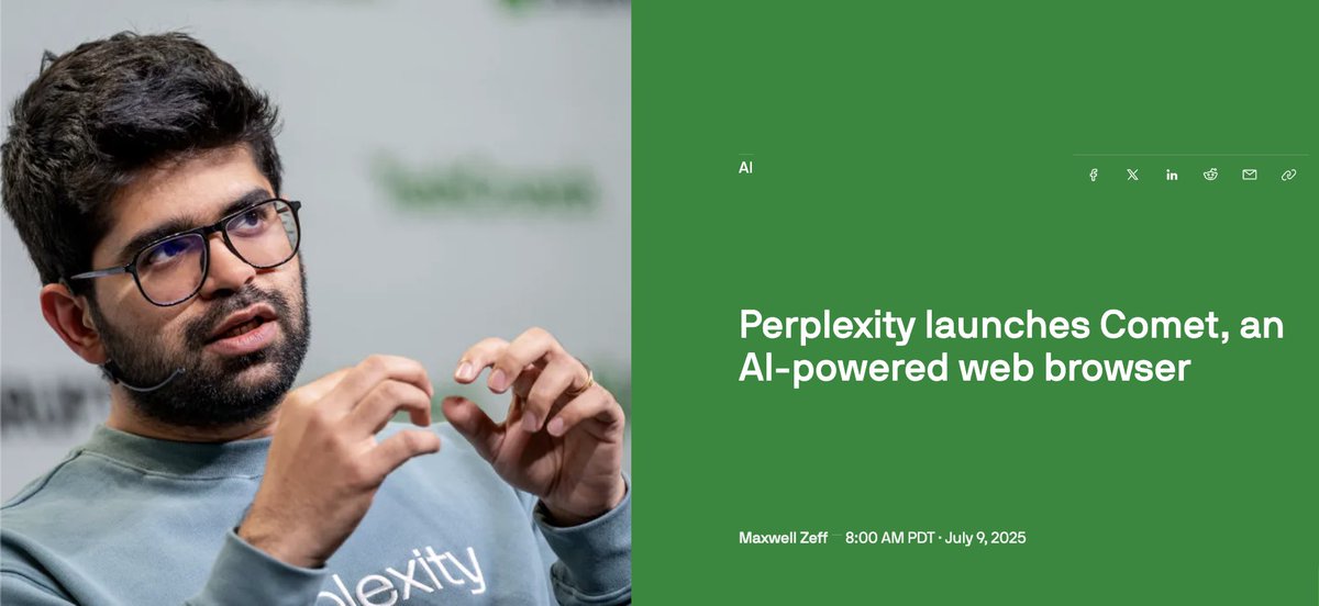 Perplexity Unveils AI Comet Browser, Escalating Challenge to Google Chrome | DeepNewz Software