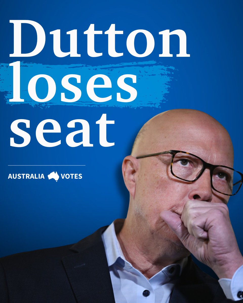 Peter Dutton Loses Dickson Seat After 24 Years, Becomes First ...