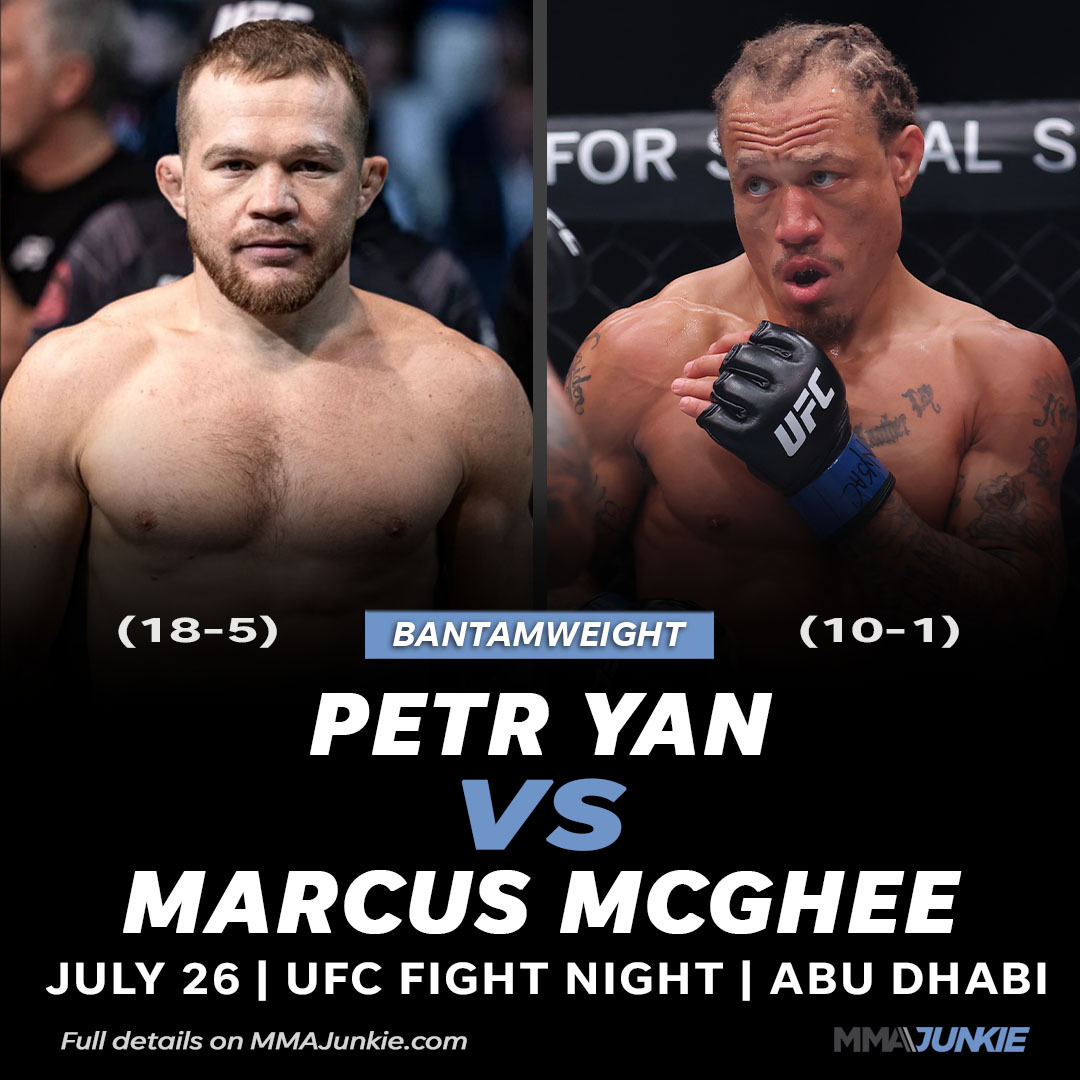 Petr Yan vs. Marcus McGhee Headline UFC Abu Dhabi July 26 Event ...
