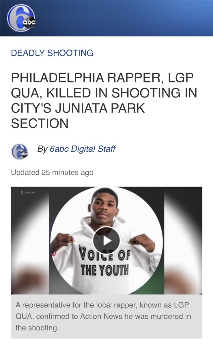 Philadelphia Rapper LGP Qua, 30, Killed in Juniata Park Shooting During ...