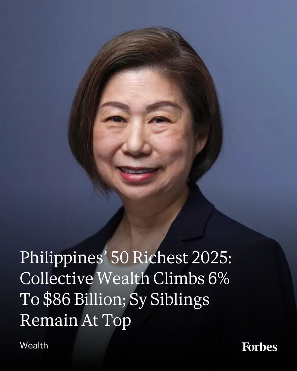 Philippines’ 50 Richest Grow Wealth 6% to $86 Billion | DeepNewz ...