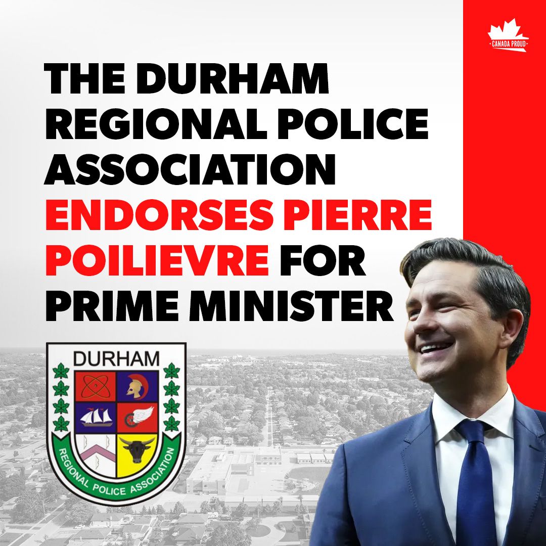 Pierre Poilievre Endorsed by Police Unions for Conservative Plan to ...