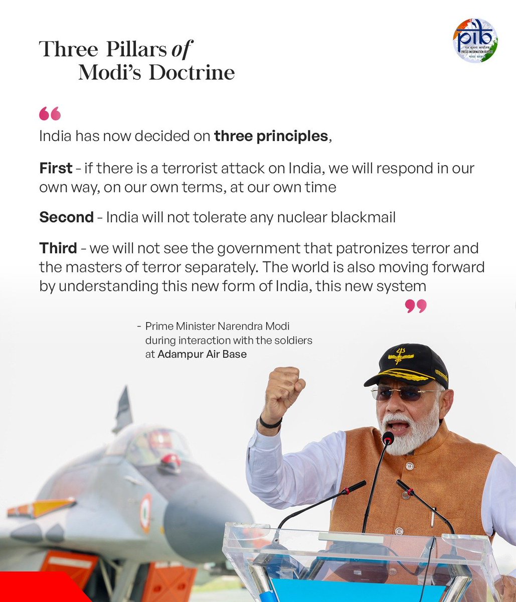 PM Modi at Adampur Air Base Declares Operation Sindoor, India's Laxman ...