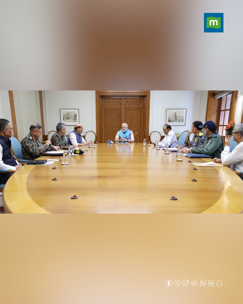 PM Modi Chairs Security Meeting as India Conducts Strikes on Pakistani ...