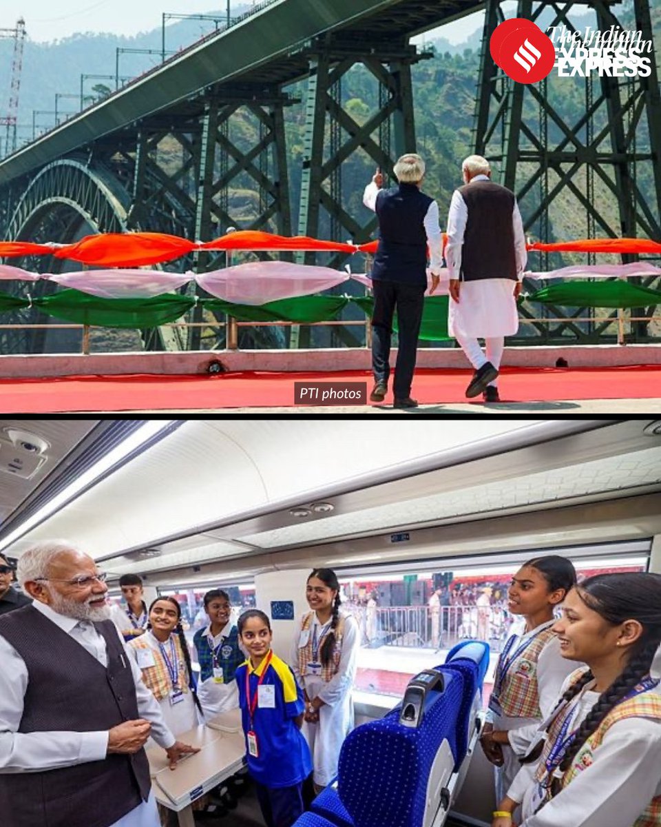 PM Modi Inaugurates World's Highest Chenab Rail Bridge and Vande Bharat ...