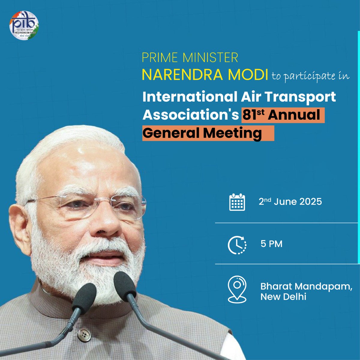 PM Modi Opens IATA AGM at Bharat Mandapam, IndiGo Hosts First India Meeting in 42 Years ...