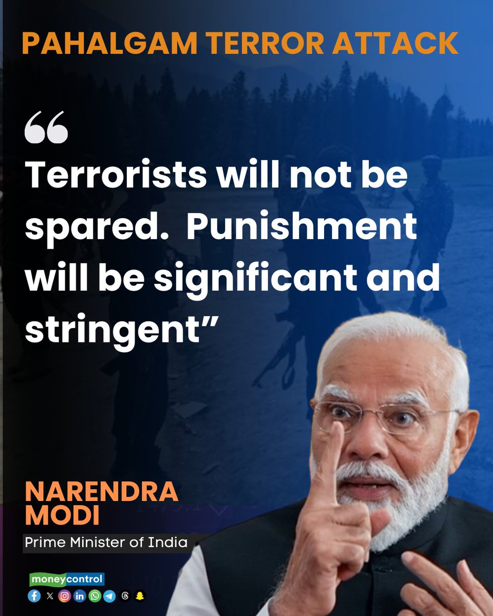 PM Modi Vows to Punish Pahalgam Attack Perpetrators, Announces ...