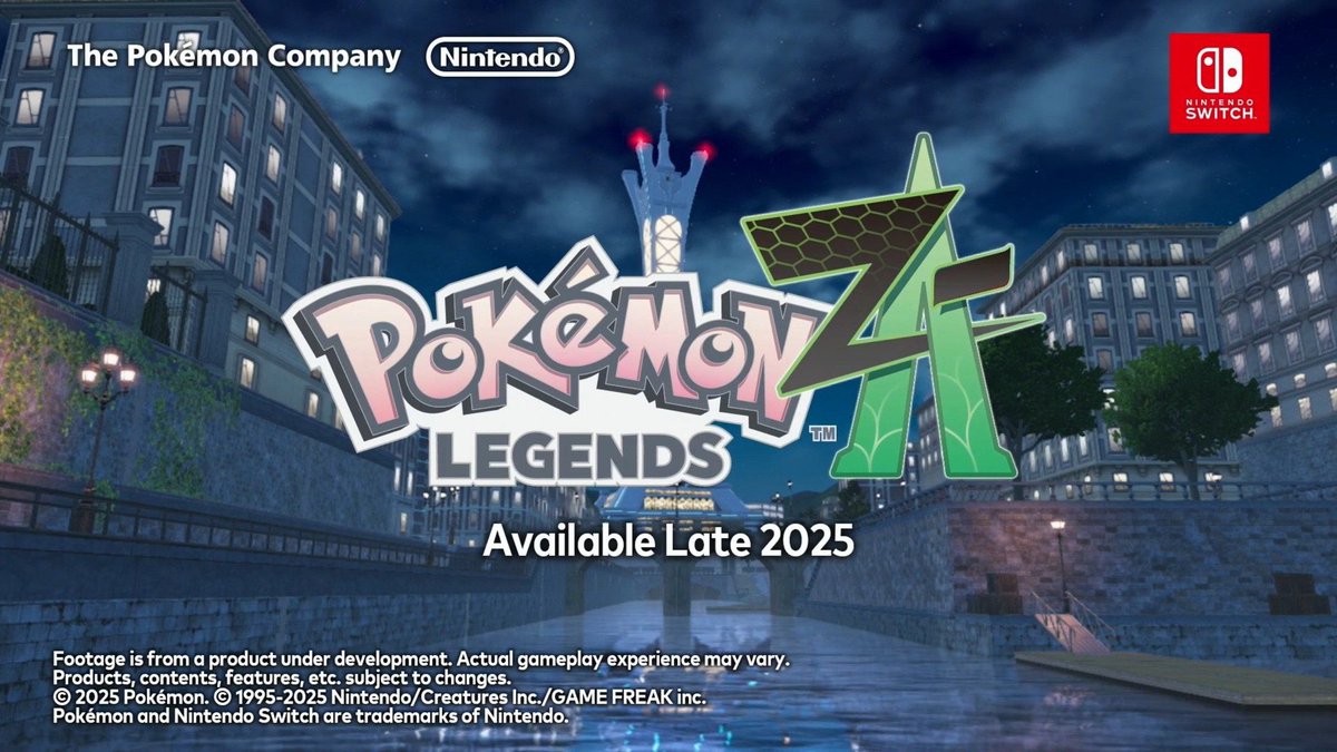 Pokémon Legends: Z-A Set for Late 2025 Release with 26 New Mega ...