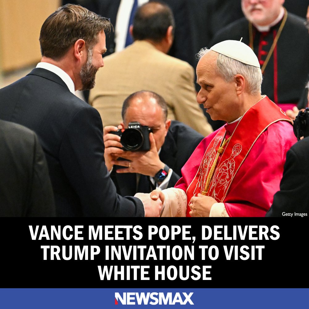 Pope Leo XIV Meets Vance, Gets Trump’s White House Invitation, Offers ...