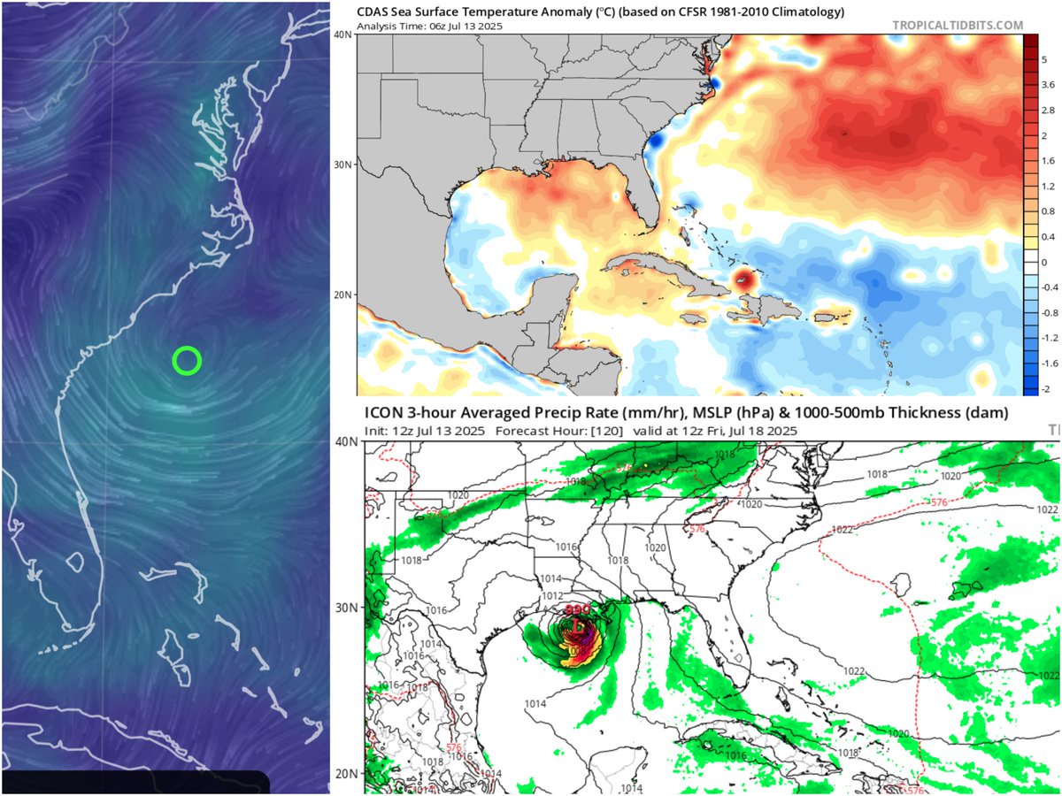 Potential Tropical System Over Florida With 30% NHC Chance Could ...