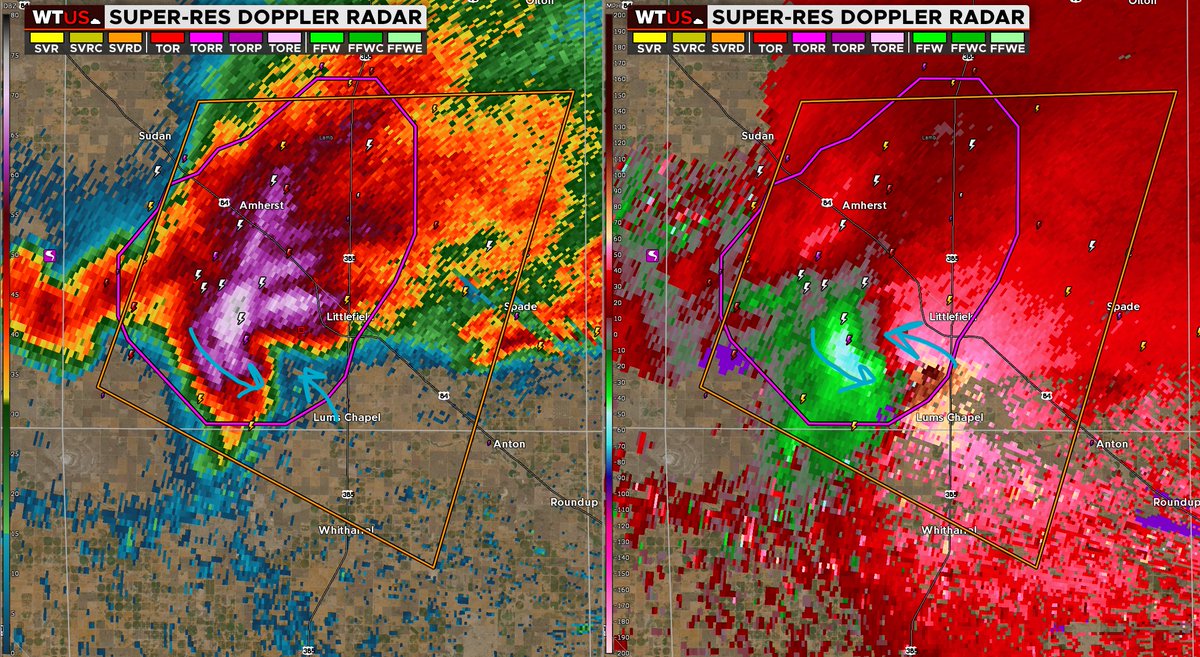 Potentially Violent Tornado Near Littlefield Texas With Nearly 150