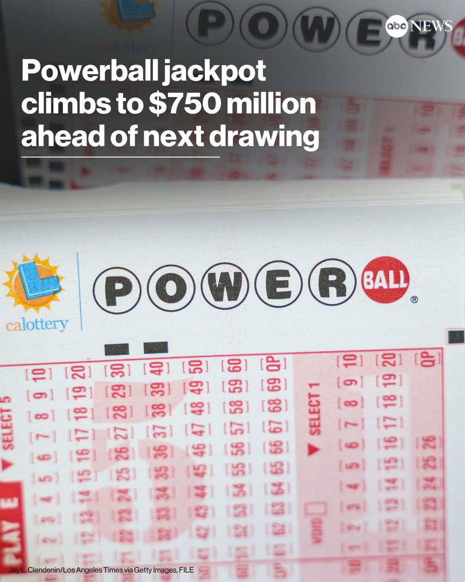 Powerball Jackpot Climbs to $750 Million for August 25 Drawing, Tenth ...