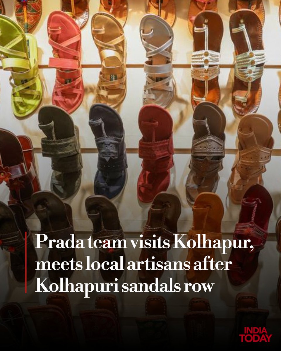 Prada Faces Backlash Over ₹1.2 Lakh Kolhapuri Chappal in Spring/Summer ...