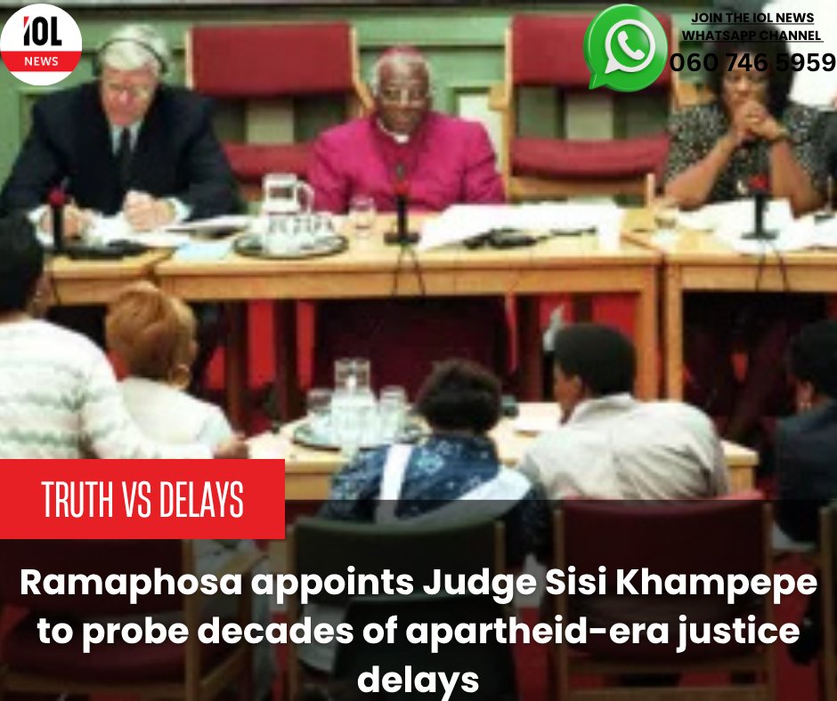 President Ramaphosa Appoints Justice Sisi Khampepe to Chair TRC Commission Probing Delays in ...