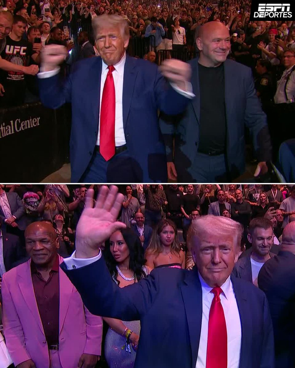 President Trump Attends UFC 316 in Newark, Greeted by Standing Ovation ...
