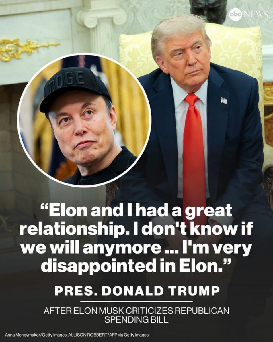 President Trump Issues Oval Office Statements on Elon Musk, Big ...