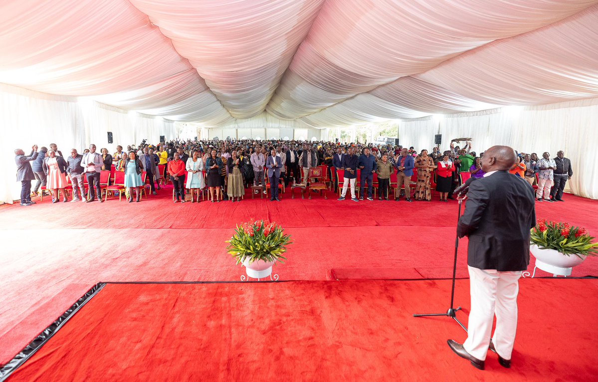 President William Ruto Launches Maua Sewerage Line, Kibiru Beef Feedlot ...