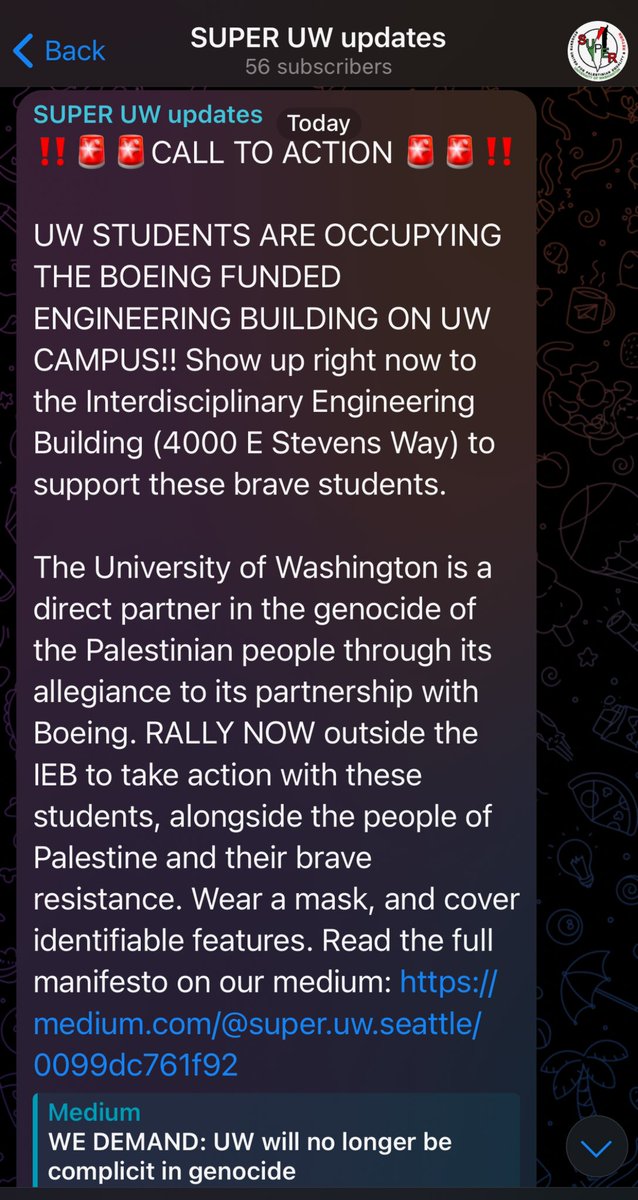 Pro-Palestinian Group Super UW and Antifa Occupy UW's Shaban al-Dalou ...