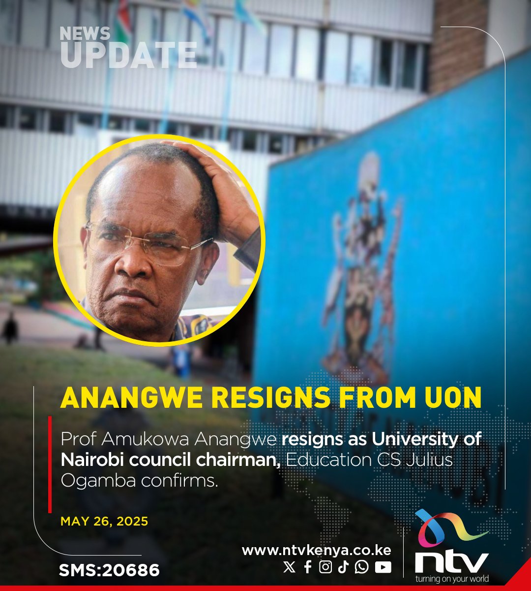 Professor Amukowa Anangwe Resigns as University of Nairobi Council ...