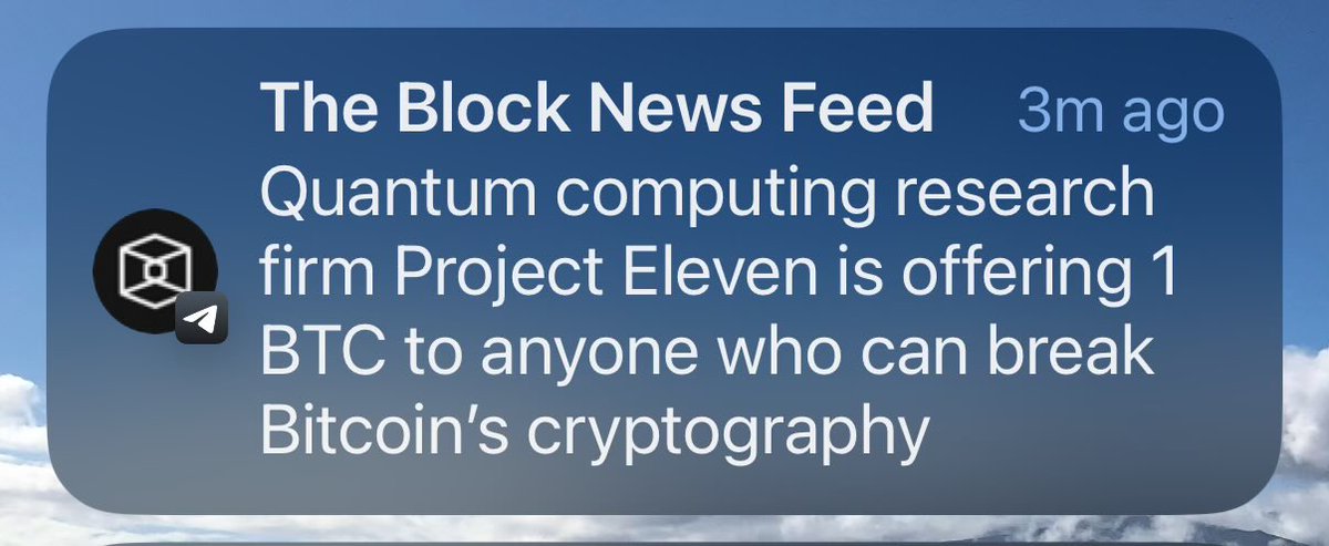 Project Eleven Offers 1 BTC for Breaking Bitcoin's ECC With Quantum ...