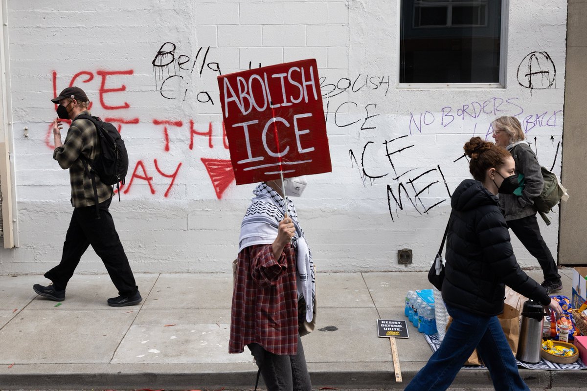 Protests Block ICE Summons in San Francisco, Target Hilton Checkers ...