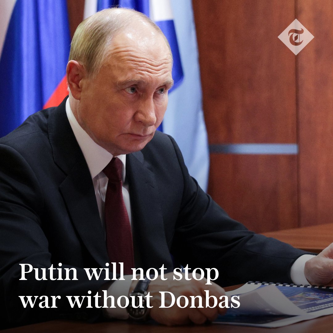 Putin Demands Ukraine Cede Donbas, Renounce NATO, Bar Western Troops in Alaska Summit with Trump ...