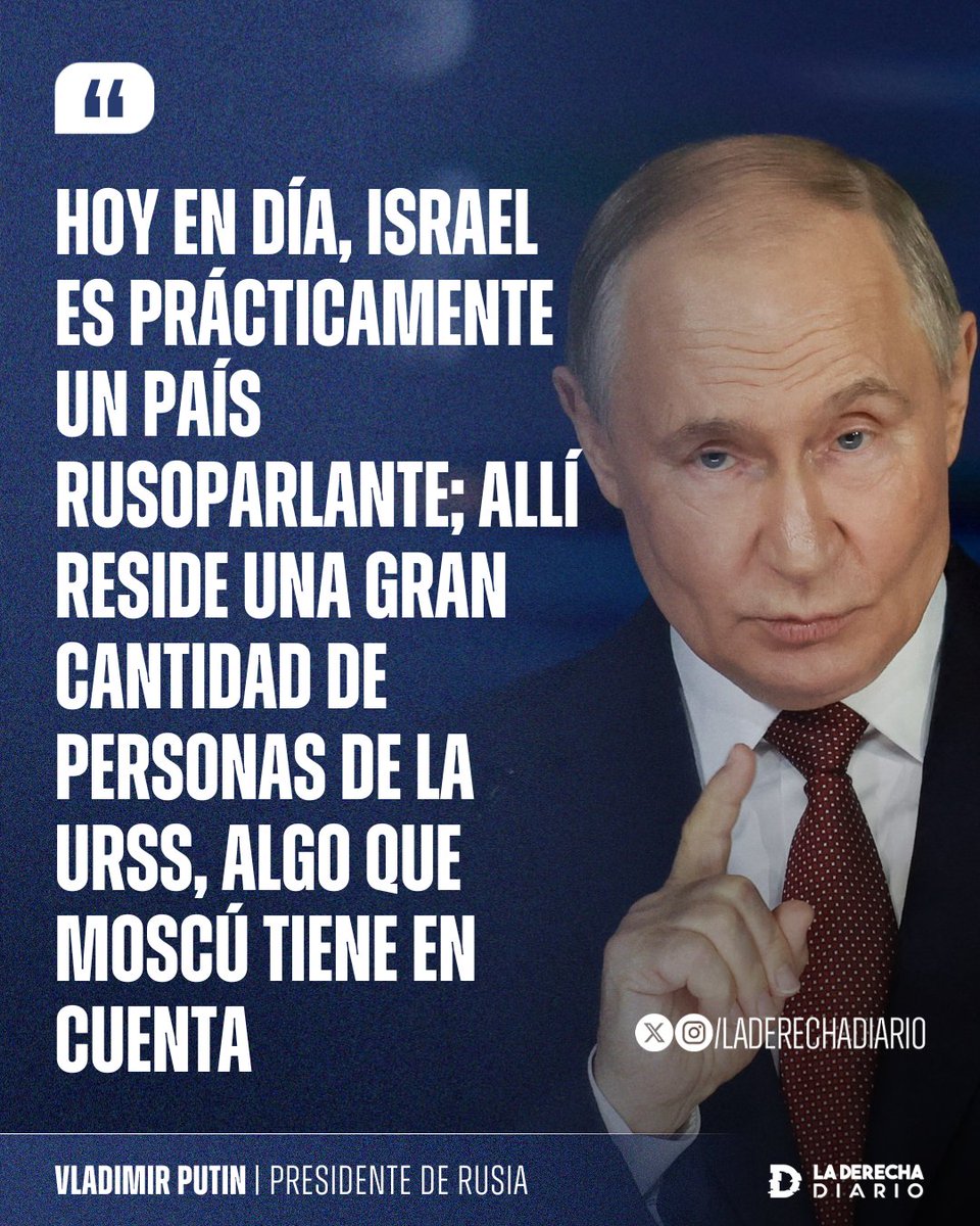 Putin Says Israel Is Nearly Russian-Speaking With 2 Million Former USSR ...