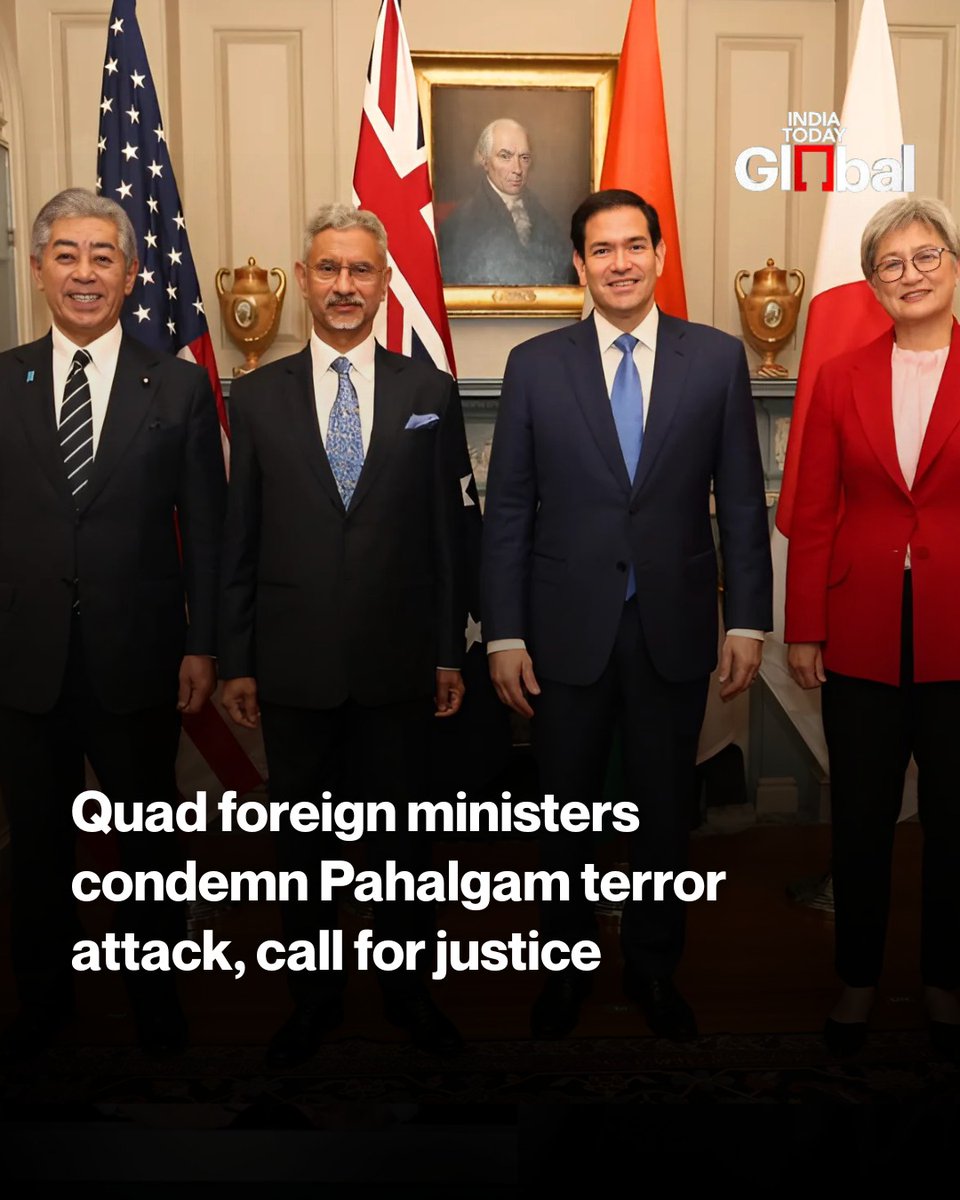 Quad Ministers Condemn Pahalgam Attack, Demand Swift Justice | DeepNewz ...