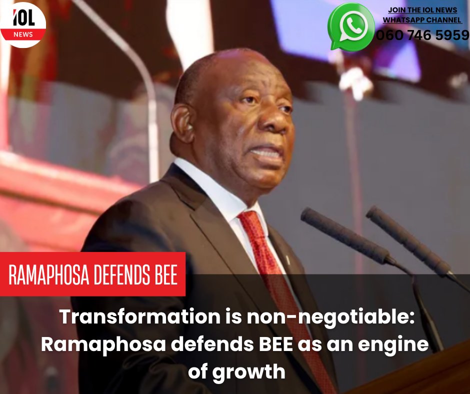 Ramaphosa Defends BEE and Employment Equity Acts, Calls on Private ...