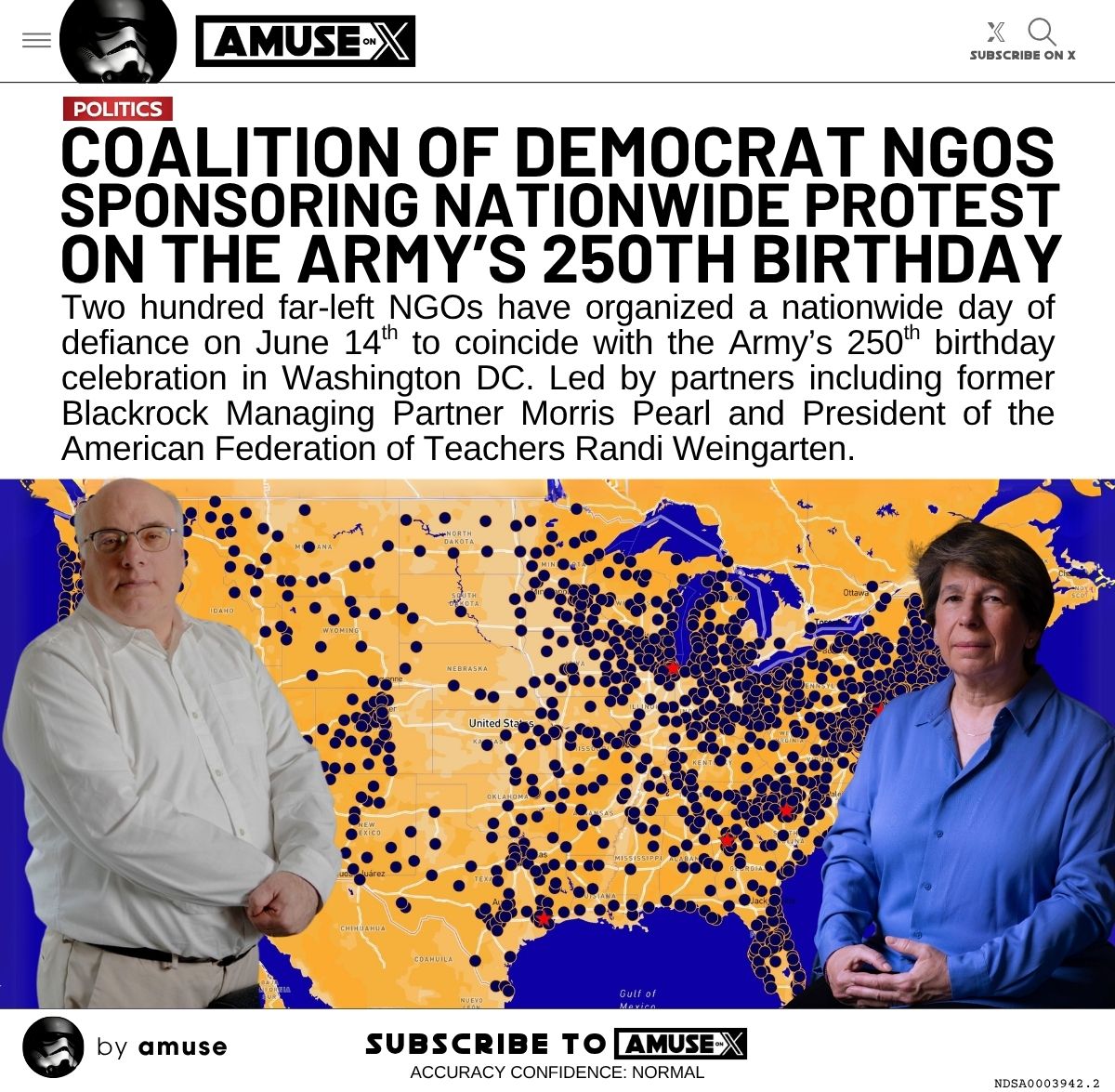 Randi Weingarten, Morris Pearl Lead June 14 Nationwide Protest Backed ...