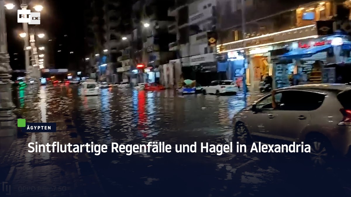 Rare May 31 Hailstorm and Heavy Rain Hit Alexandria, Egypt, Prompt Red ...