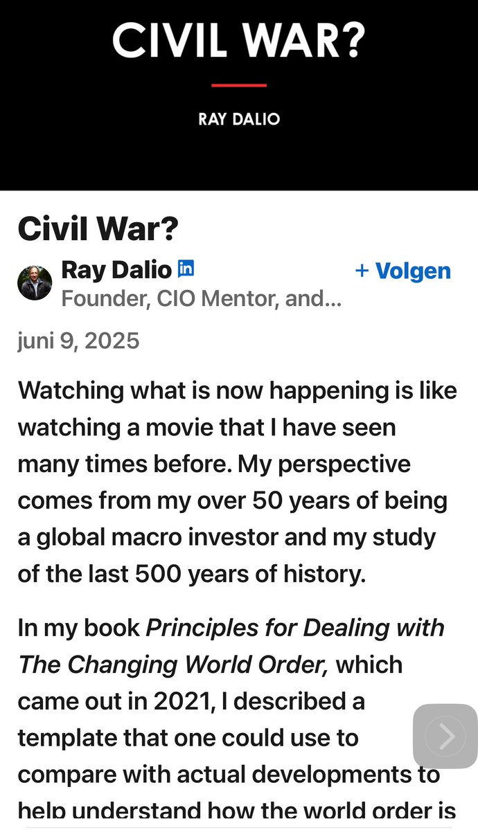 Ray Dalio Cites CIA Model, Warns 35-40% U.S. Civil War Risk as Pre ...