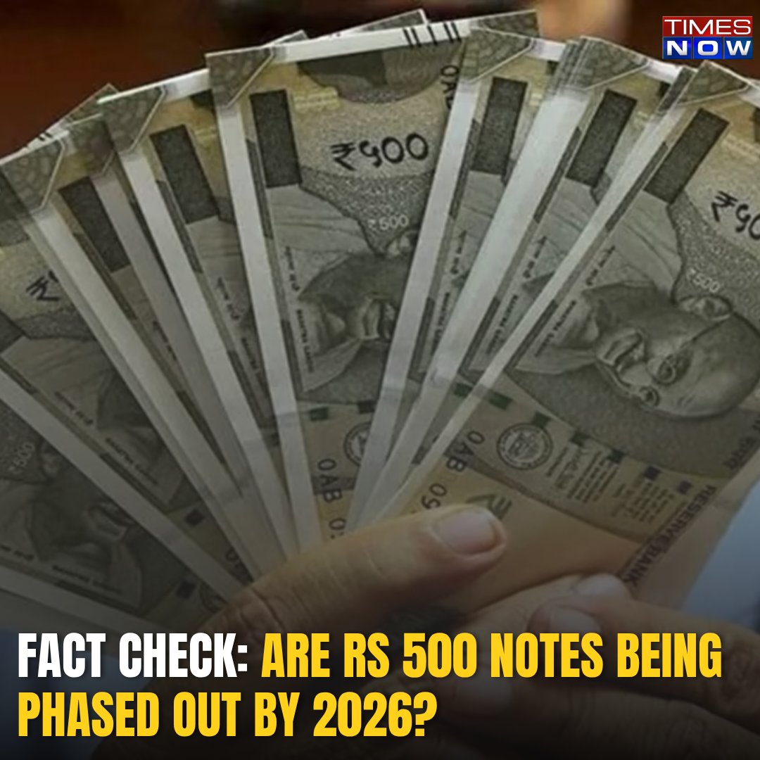 RBI Denies ₹500 Note Phase-Out by 2026; ₹2,000 Notes Circulate Rs 6,181 ...