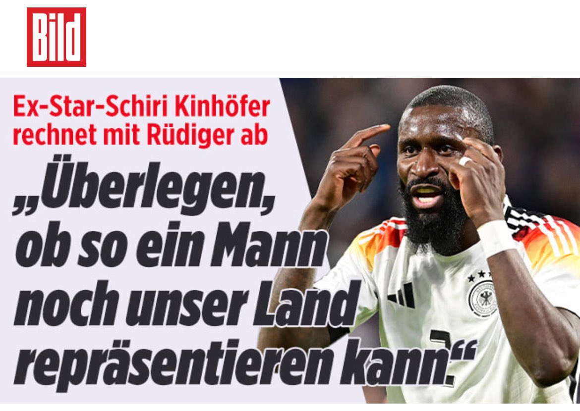 Real Madrid’s Antonio Rüdiger Faces Calls for DFB Suspension After Red ...
