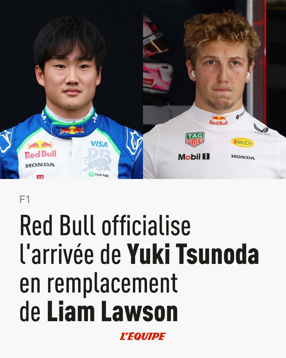 Red Bull Swaps Liam Lawson for Yuki Tsunoda at Japanese GP Amid 2025 Season Struggles | DeepNewz ...