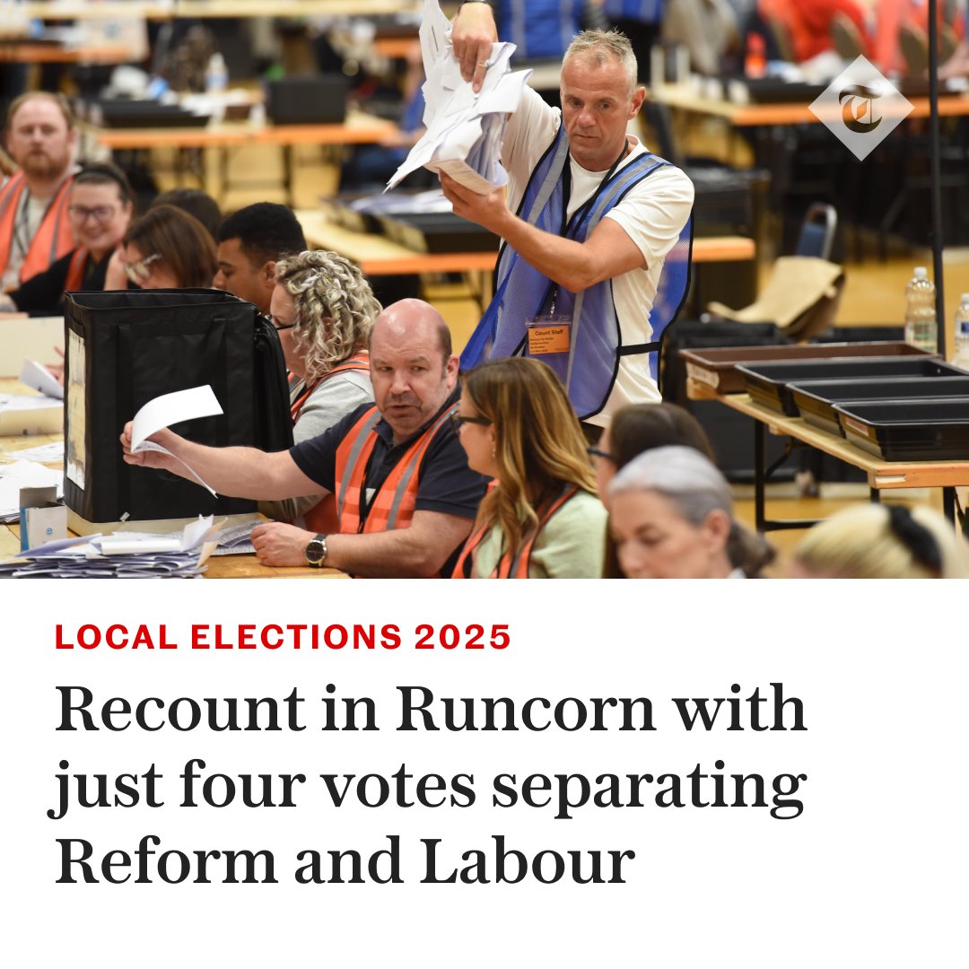 Reform UK Takes Runcorn by Six Votes, Gains Council and Mayoral Ground ...