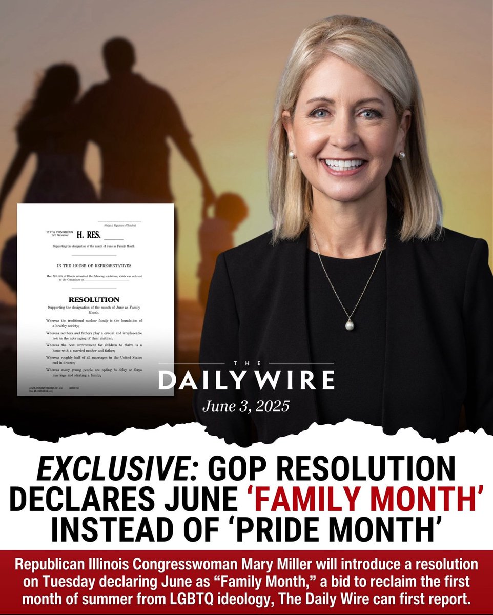Rep. Mary Miller, GOP Lawmakers Propose June as 'Family Month' Backed ...