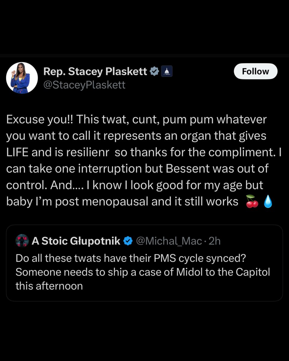 Rep. Stacey Plaskett Criticized for Profane Official Posts After Clash ...