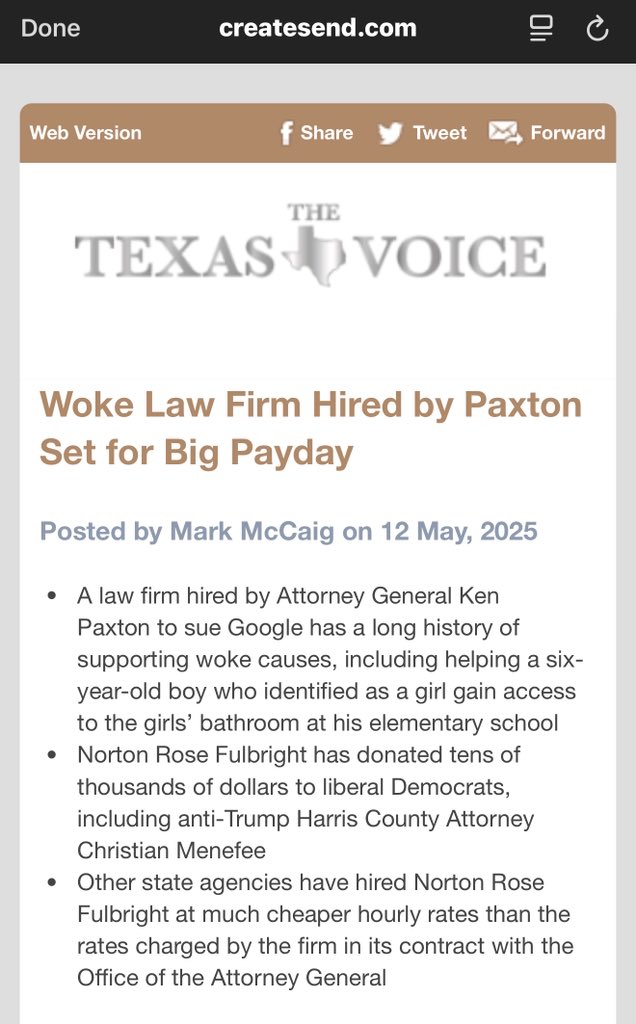 Republican AGs Including Ken Paxton Award Contracts to Norton Rose ...