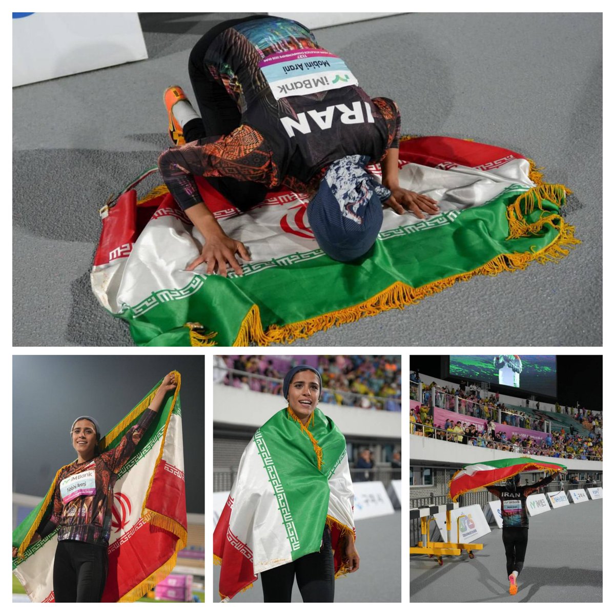Reyhaneh Mobini Wins Long Jump Gold with 6.40m Leap at 2025 Asian ...
