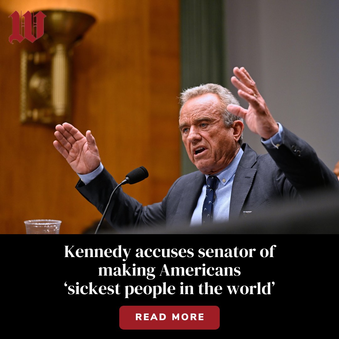 RFK Jr. Clashes with Senator Murray, Urges WHO Exit Amid Child Health ...